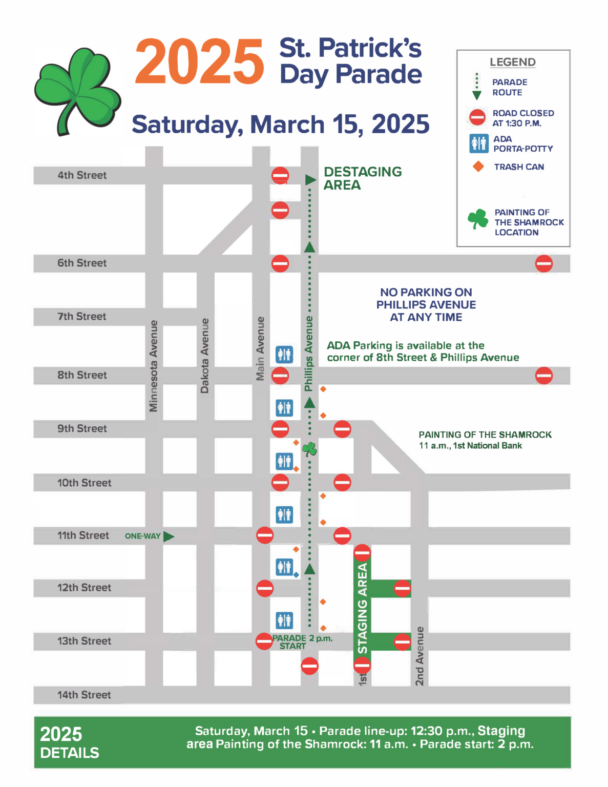 Sioux Falls St. Patrick's Day Parade 2025