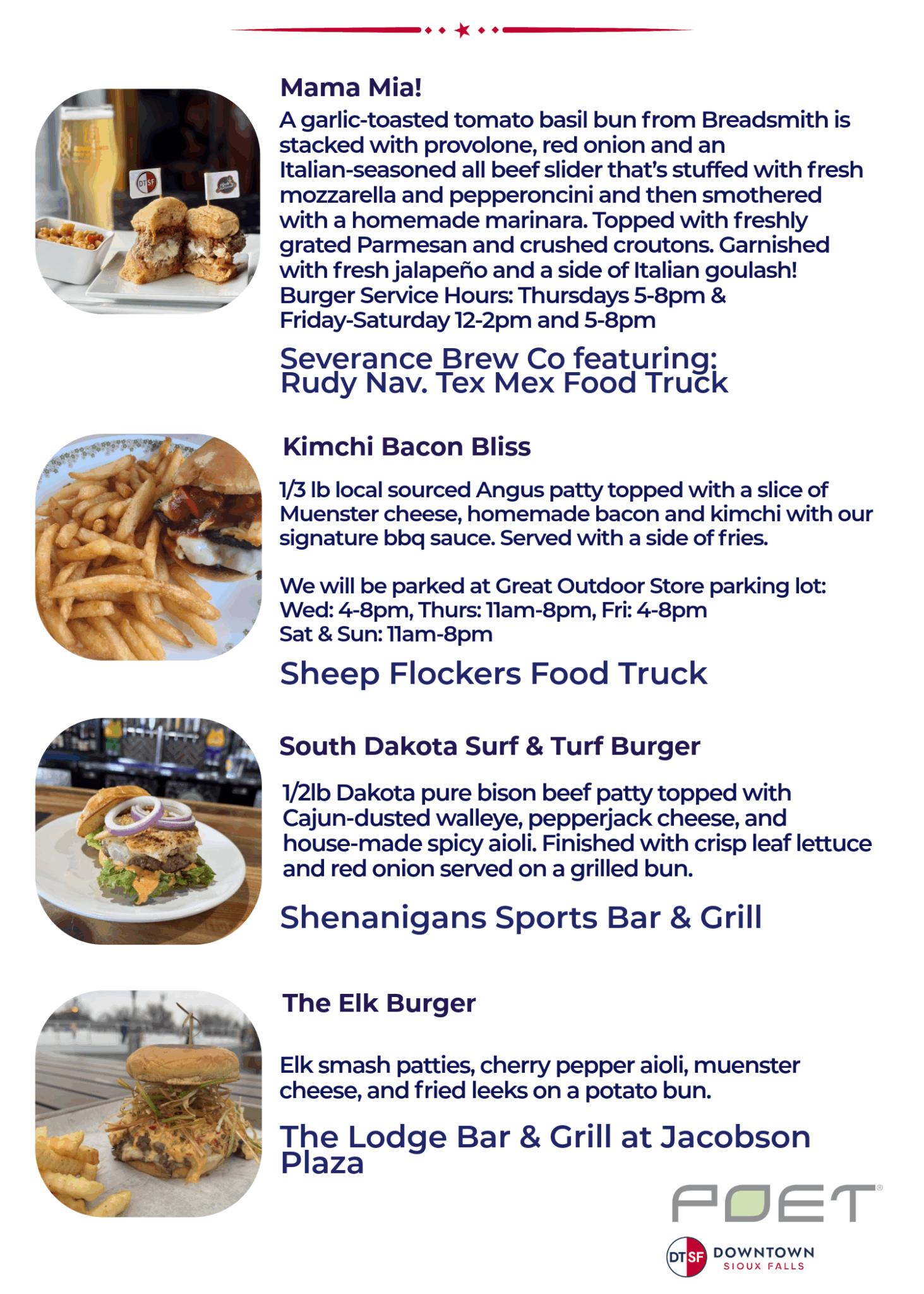 BURGER BATTLE 2026 - "THE MENU" - Downtown Sioux Falls