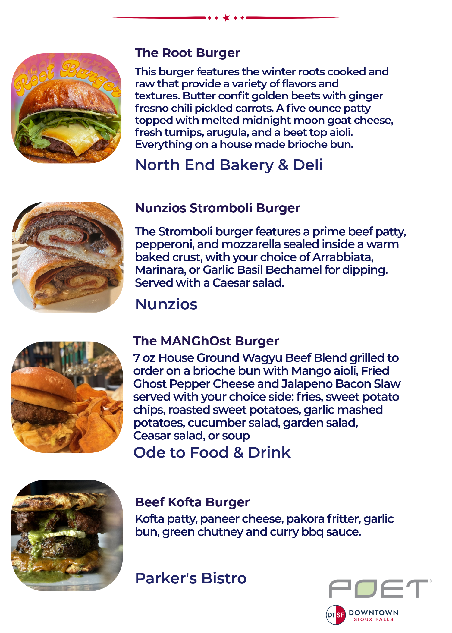 BURGER BATTLE 2026 - "THE MENU" - Downtown Sioux Falls